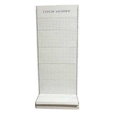China Factory customized color size metal heavy duty minimarket blue shelves wall shelves for cosmetics display gondola for sale