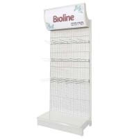 China Factory customized color size metal heavy duty minimarket shelves wall shelves for cosmetics display gondola for sale