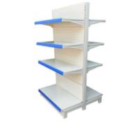 China Steel supermarket shelves gondola shelving double-sided supermarket shelves for sale
