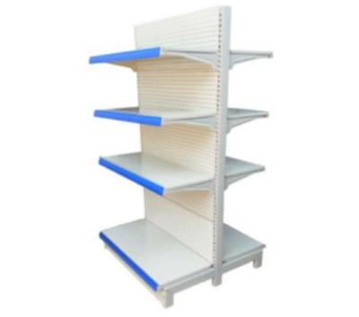 China Steel supermarket shelves gondola shelving double-sided supermarket shelves for sale