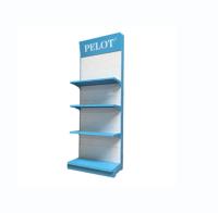 China shelves system gondola supermarket equipment steel single side rack for supermarket shop exhibit shelf gondola motor hoist for sale