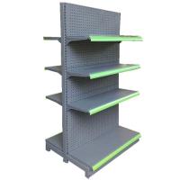 China Factory Custom Size Color logo Single Sided Supermarket Shelves Gondola Shelving Display Rack for sale