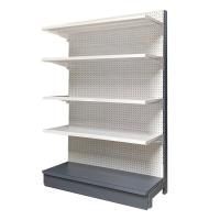 China Factory Custom Size Color logo duty china supermarket shelving adjustable gondola supermarket shelf display rack for sale