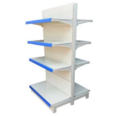 China Customized color Pharmacy shelf  double sided pharmacy display rack for sale