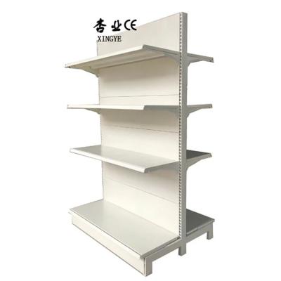China Supermarket Display Gondola Rack Shelves Double Sided Store Shelving for sale