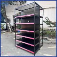 China Four Column Supermarket Display Rack Customized For Grocery Store for sale