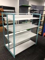 China 4-post four column shelving customized  Innovative Product Best Selling  For Grocery Store Shelves supermarket shelves gondola d for sale