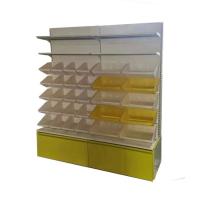 China Light Duty Supermarket Display Shelf Snack Display Rack Customer Color for sale