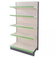 China Steel Supermarket Display Rack Medium Duty Single Sided Customzied for sale
