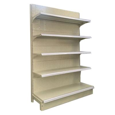 China Durable Supermarket Display Shelf Metal Single Sided Supermarket Rack for sale