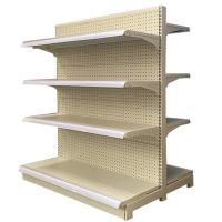 China Durable Supermarket Display Shelf Metal Single Sided Supermarket Rack for sale