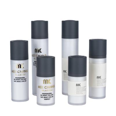 China Leak Proof Acrylic Airless Pump Bottle 15ml 30ml 50ml with 0.25ml Dispensing Rate for Skin Care Products for sale