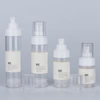 China Childproof Cap AS PP Empty Airless Pump Lotion Bottle 30ml 50ml 80ml 100ml for sale