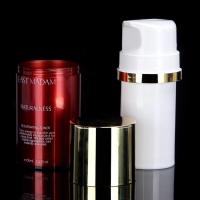 China PP Airless Pump Bottle 50ml 80ml Double Layer Emulsion Dispenser for Skincare for sale