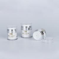 China PP Airless Pump Cream Jar 15ml 30ml 50ml Airtight Seal Empty Cosmetic Jars for sale