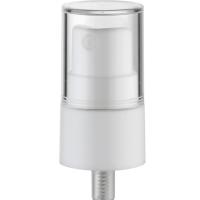 China White PP Emulsion Spray Pump Heads 20/410 24/410 with 0.5ML Discharge Rate for Cosmetic Packaging for sale