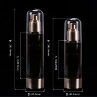 China AS Materials Airless Bottles 80ml 100ml MC-206 for Skincare Serum Lotion Cream Packaging for sale