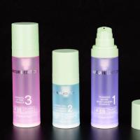 China 15ml 30ml 50ml Airless Pump Bottle Cosmetic Packaging with 0.25ml Dispensing Rate - AS/ABS Materials for sale