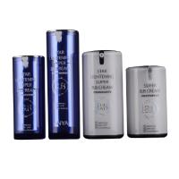 China PP Material 30ml 50ml Airless Pump Bottle with 0.25ml Dispensing Rate for Cosmetic Packaging for sale