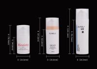 China 15ml 30ml 50ml Airless Pump Spray Bottle AS ABS Cosmetic Packaging Customizable for sale