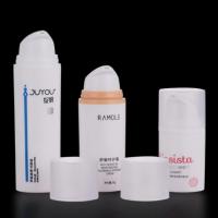 China 15ml 30ml 50ml Airless Pump Spray Bottle AS ABS Cosmetic Packaging Customizable for sale