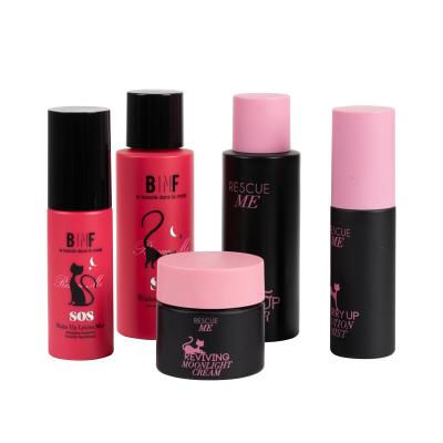 China 30ml 50ml 100ml 30g PP Cosmetic Packaging Set with Spiral Lock and Custom Printing - MOQ 10,000 Units for sale