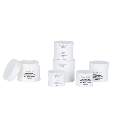 China Custom Logo 15g 30g 50g PP Cosmetic Jars - Round Shape Skin Care Packaging (MC-P-517) for sale