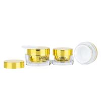 China 15g 30g 50g Square Acrylic Cream Jar Cosmetic Packaging Container for Skincare Products (MC-Y-515) for sale
