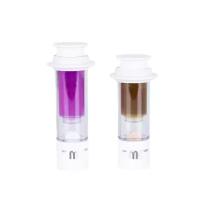 China PETG Powder Dissolution Bottle 5ml+3g 7ml+3g with 0.25ml Dropper Dispenser for Cosmetic Packaging for sale