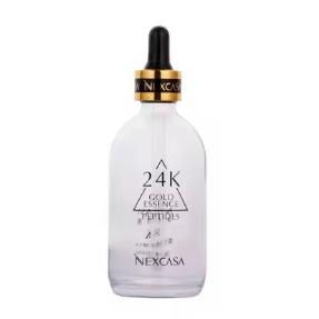 China 100ml Colored Glass Dropper Bottle with Pump Cap - Custom OEM Packaging for Cosmetics & Skincare (MC-603) for sale