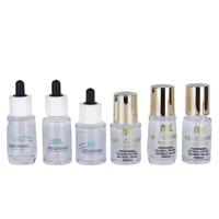 China 20ml 30ml Glass Dropper Bottle with Pump Cap for Premium Cosmetics and Essential Oils for sale