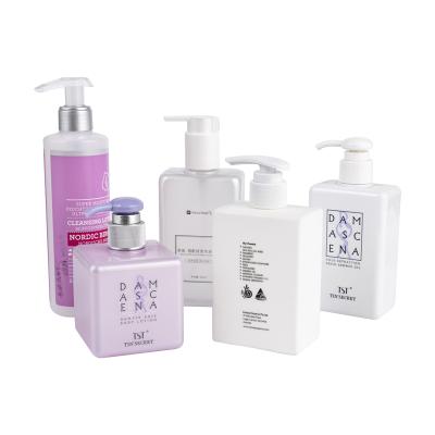 China 250ml PET Plastic Hand Sanitizer Pump Bottle with Leak-Proof Design - Customizable OEM Packaging MC-406 for sale
