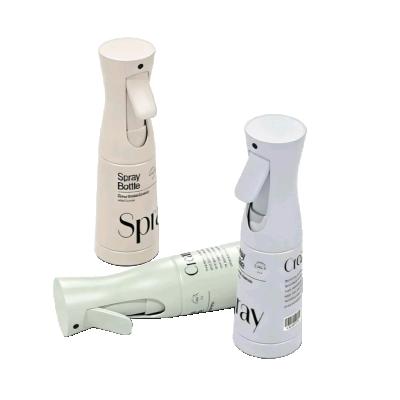 China 200ml 300ml 500ml PET Lotion Pump Bottle with 24/410 Neck Continuous Spray for sale