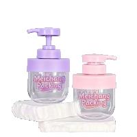 China 300ml 500ml 800ml PET Plastic Lotion Pump Bottles Cosmetic Packaging Bottle for sale