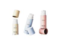 China 150ml 200ml 250ml PP Airless Pump Bottle Impact Resistant Custom Color for sale