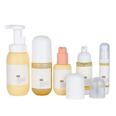 China 60ml to 500ml PET Foam Pump Bottle Set with 24/410 Neck Finish for sale