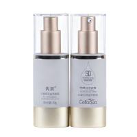 China PP 30ml Airless Cosmetic Bottle with 0.25ml Pump Dispenser for Skincare Products for sale