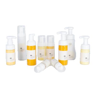 China PET Foam Pump Bottle 60ml-500ml with 24/410 Neck Finish for Cosmetic Packaging for sale