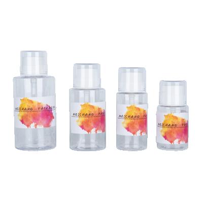 China Custom Makeup Remover Pump Bottle 150ml-500ml Leak-Free PET Packaging with Lotion Pump Cap for sale