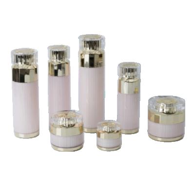 China Acrylic Skincare Bottle Packaging Set 15g-120ml with Spiral Lock and Double-Layer Liner (MC-308) for sale