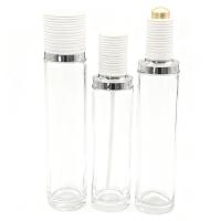 China Custom 100ml 120ml Child Resistant Cosmetic Glass Lotion Bottle with AS Plastic Cap (MC-1303) for sale