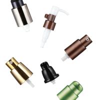 China 24/410 PP Lotion Pump Emulsion Pump Head 0.7mL Discharge Multi Colors Custom Logo for sale