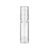 China 5ml 10ml Mini Airless Pump Bottle Refillable Cosmetic Travel Size PP Plastic for sale