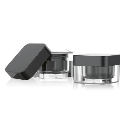 China Custom Acrylic Cosmetic Jars 5g 15g 30g 50g Capacity with Leak-Proof Design for Skincare Products for sale