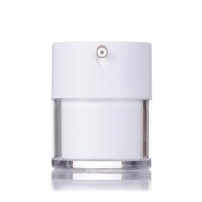 China OEM ODM 30g 50g Acrylic Cosmetic Cream Jars - Round Empty Containers for Skincare Packaging for sale