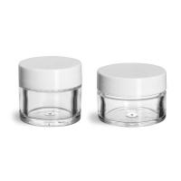 China 30g 50g PP Plastic Jar Container for Cosmetic Cream Packaging - Custom Colors Available with 10,000 MOQ for sale