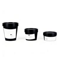 China PP Material Ice Cream Shaped Cosmetic Jars 50g 100g 200g with OEM Logo - MC-P-526 for sale