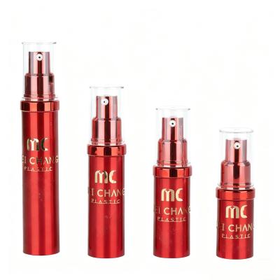 China AS PP Airless Pump Lotion Bottle 10ml 15ml 20ml 30ml with 0.25ml Dispense Rate and Childproof Cap for sale