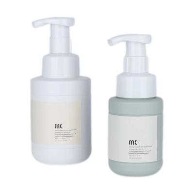 China PET Cosmetic Foam Pump Bottle 200ml 350ml - Shatterproof Custom Colors with 24/410 Neck Finish for sale