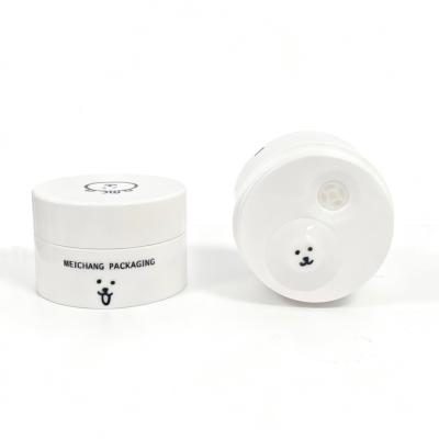 China 30g 50g PP Round Teardrop Airless Press Cream Jar for Skincare Packaging for sale
